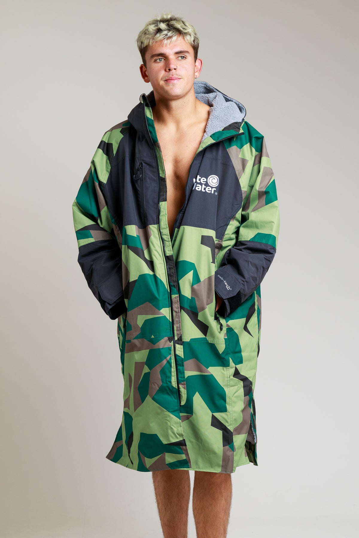 Adults Hard Shell Robe - Camo – White Water